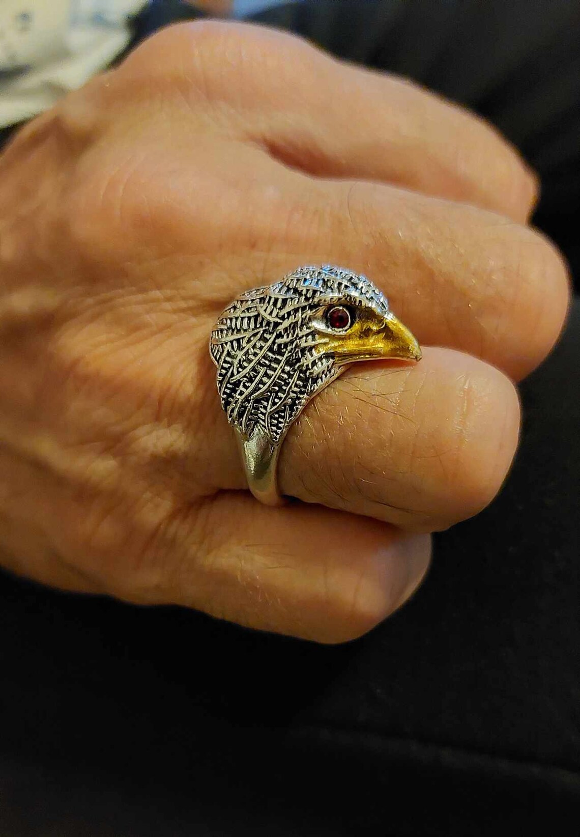Ring eagle Indianer Ringe, Gothic Schmuck, Coole Ringe, Siegelring ...