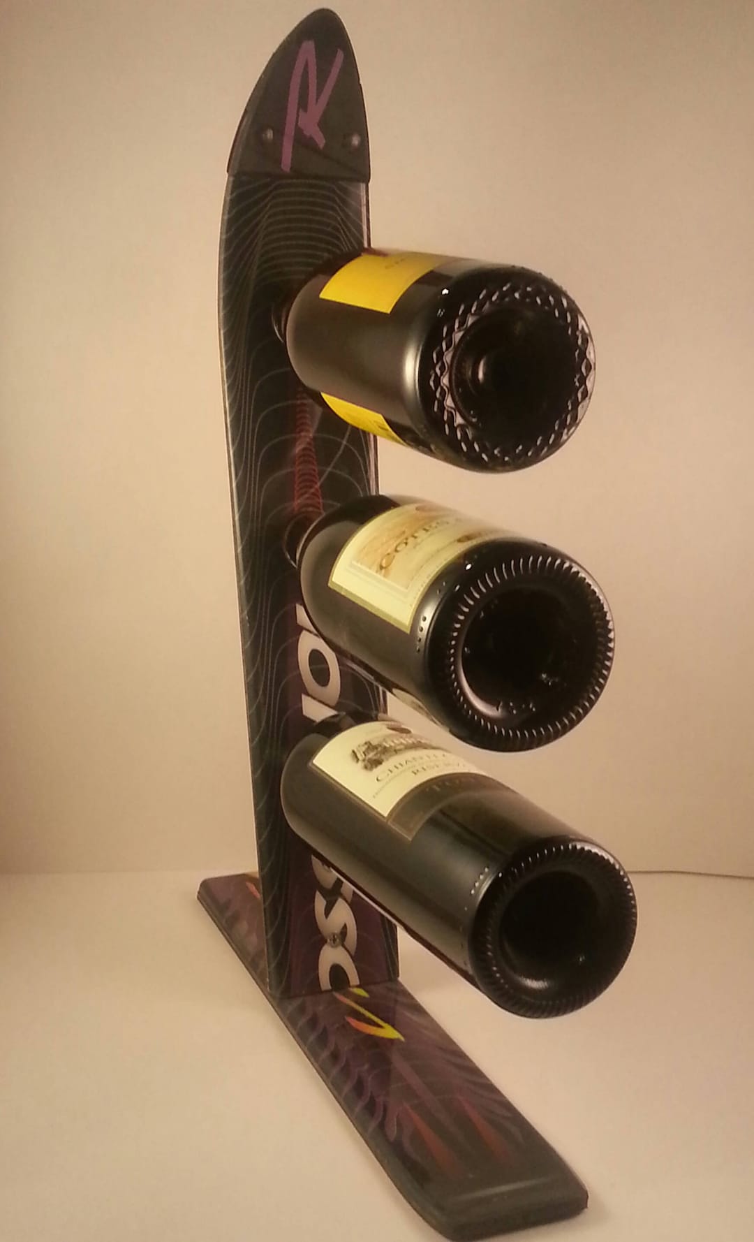 3 Bottle Wine Rack - Etsy
