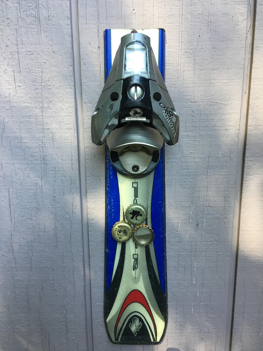 Ski Tip (or Tail) Wall Mounted Bottle Opener With Magnetic Catch! - Etsy