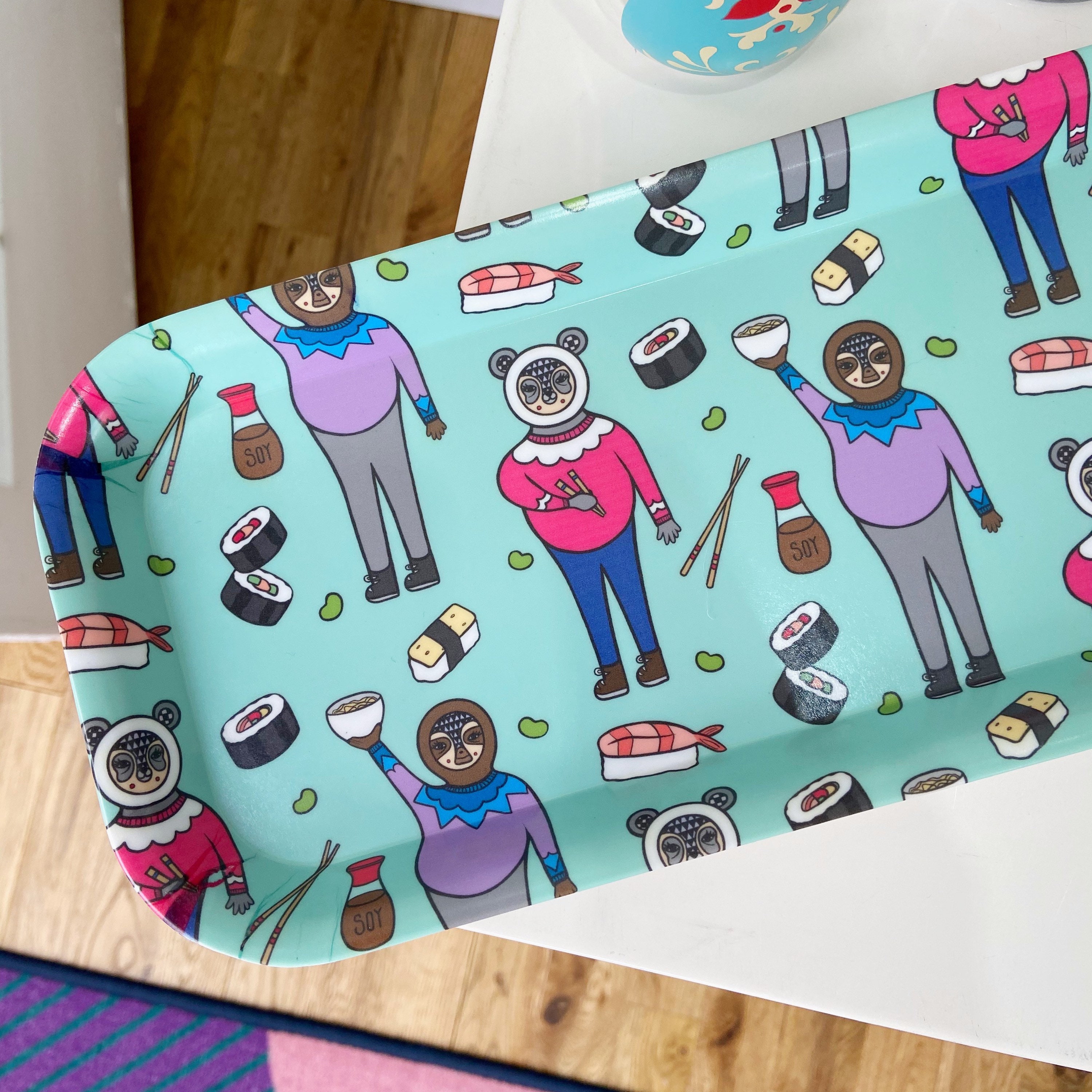 Home & Living Decorative Trays Home Décor Melamine Tray Kitchen Serving ...