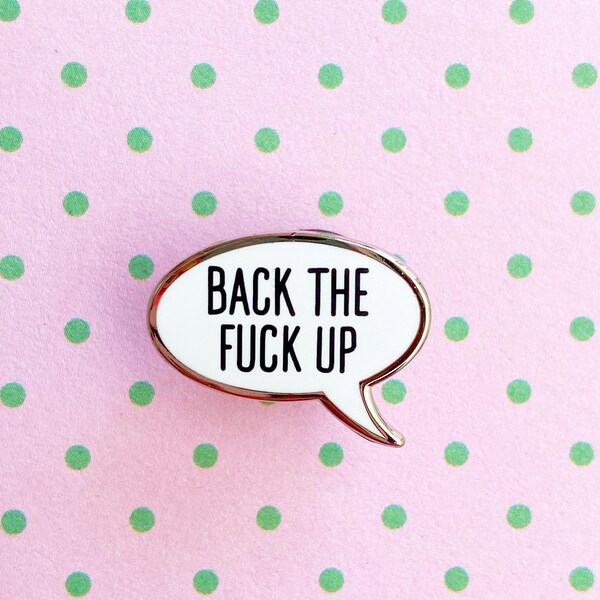 Rude Phrase Pin Etsy