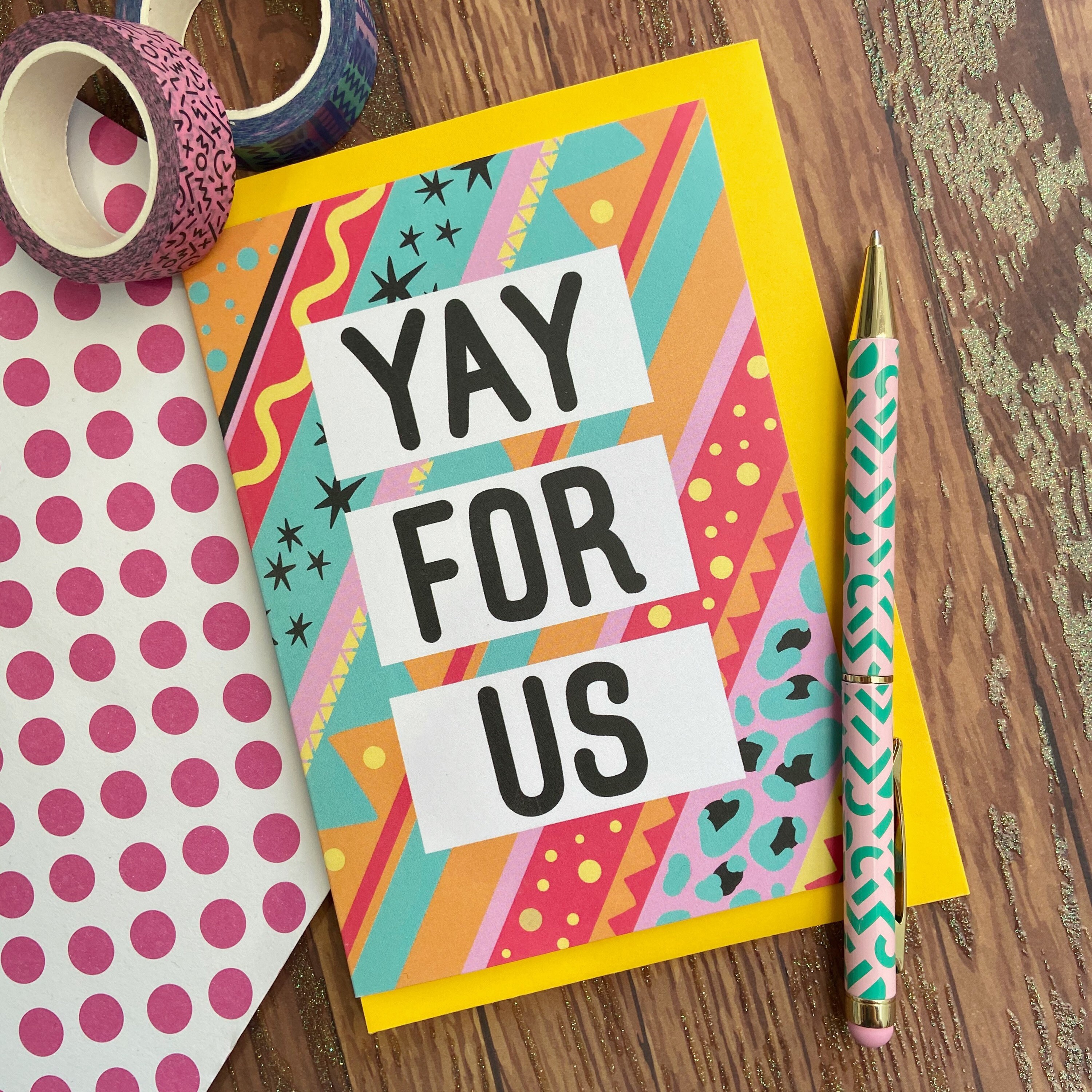 Yay For Us Card Día de San Valentín Relación Amigo - Etsy España