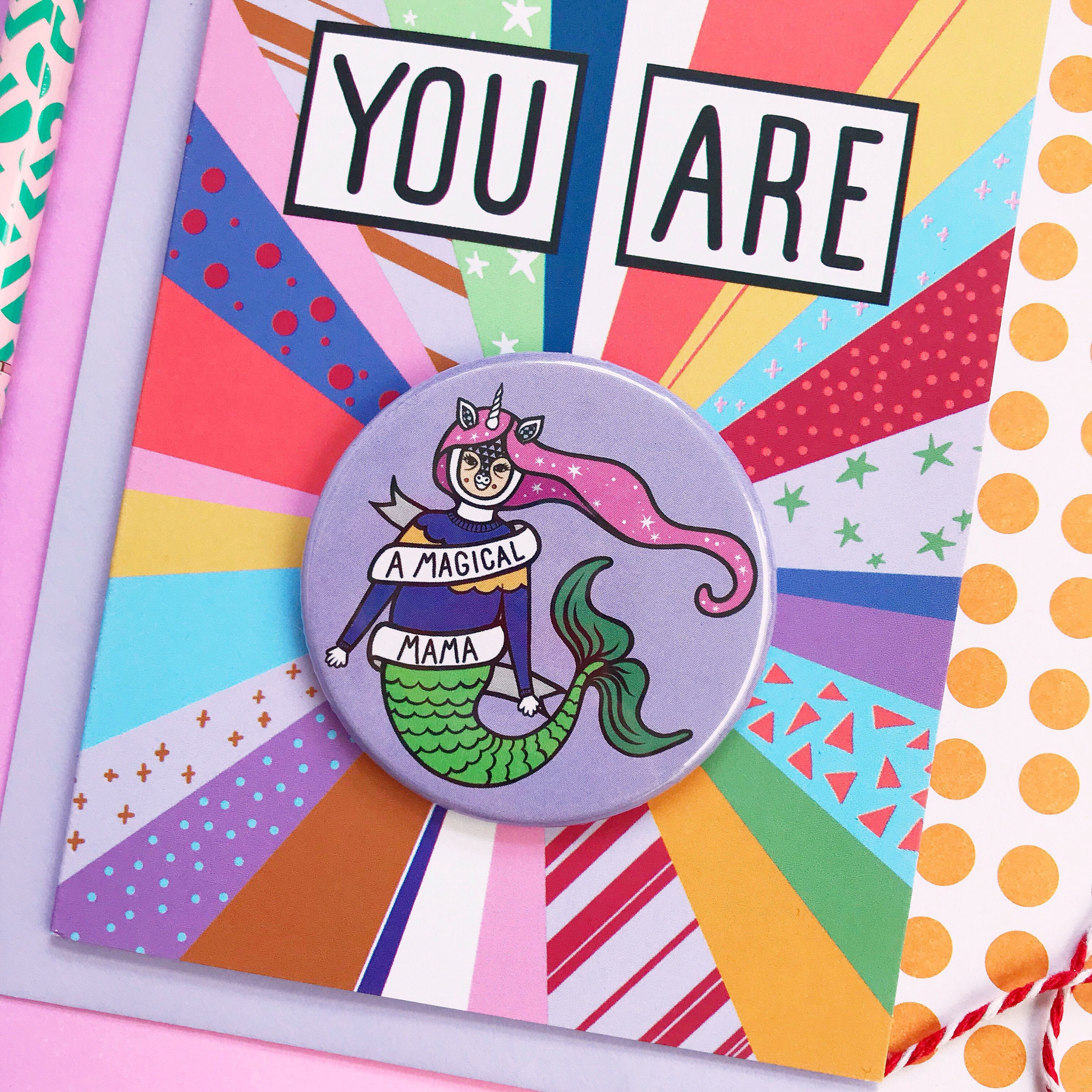 Unicorn Mermaid Mothers Day Card Magical Mama Special - Etsy UK