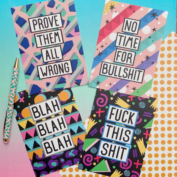 Motivational Postcards - Etsy UK