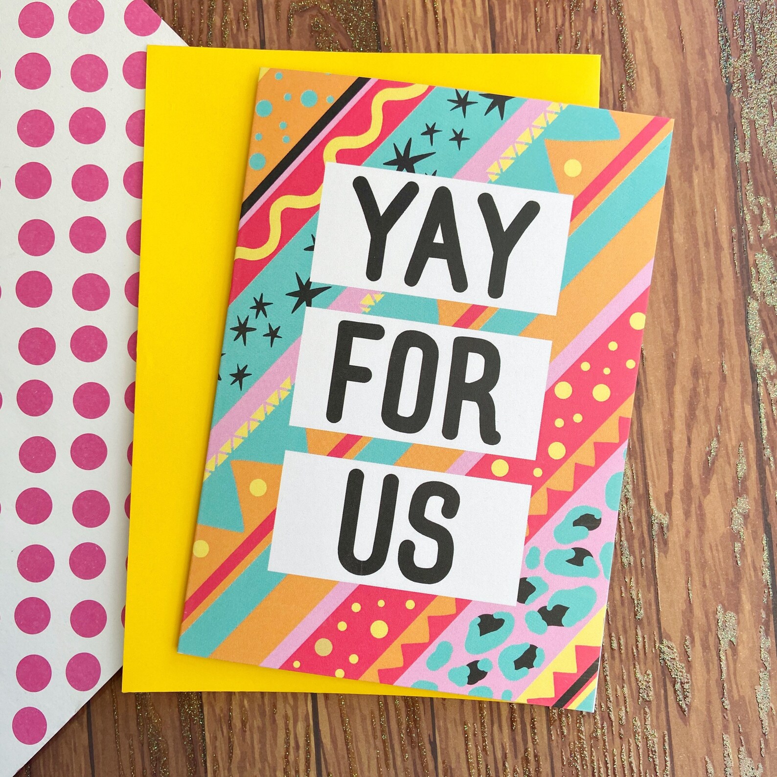 Yay For Us Card Aniversario del amigo de la relación del Día | Etsy