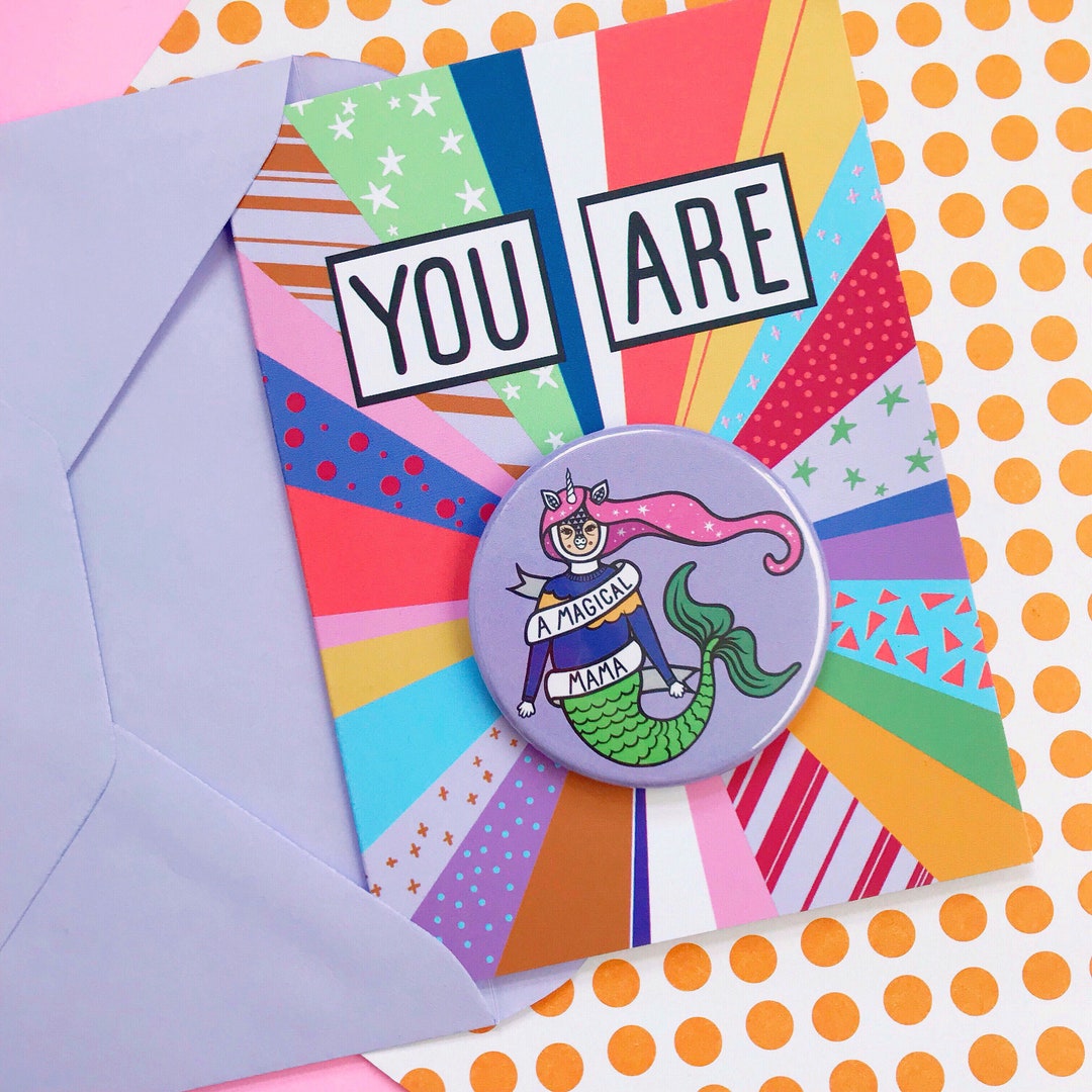 Unicorn Mermaid Mothers Day Card Magical Mama Special - Etsy UK