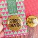Christmas Badge Sprout Champion Gold Glitter Button Sparkly Funny ...