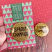 Christmas Badge Sprout Champion Gold Glitter Button Sparkly Funny ...