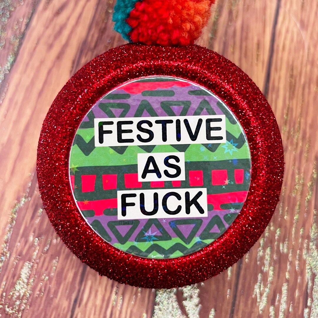 Rude Christmas Tree Bauble Swearing Ornament Xmas Decoration - Etsy