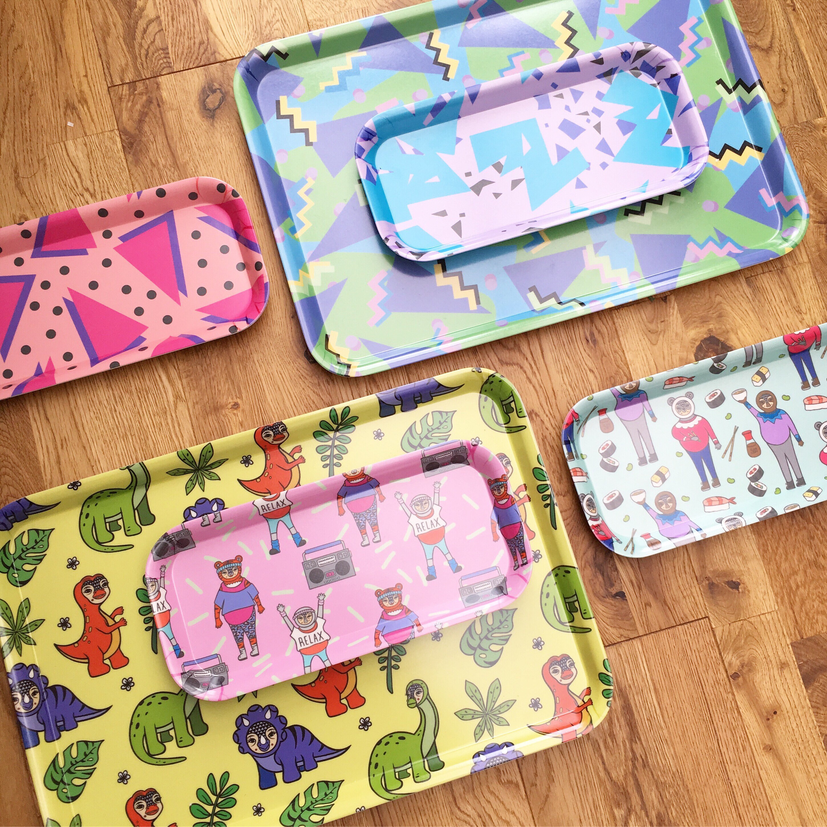 Home & Living Decorative Trays Home Décor Melamine Tray Kitchen Serving ...