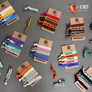 Vibrant Patterned Elastics 5pcs Set/your Own 10pcs Over 21 Colors/no ...