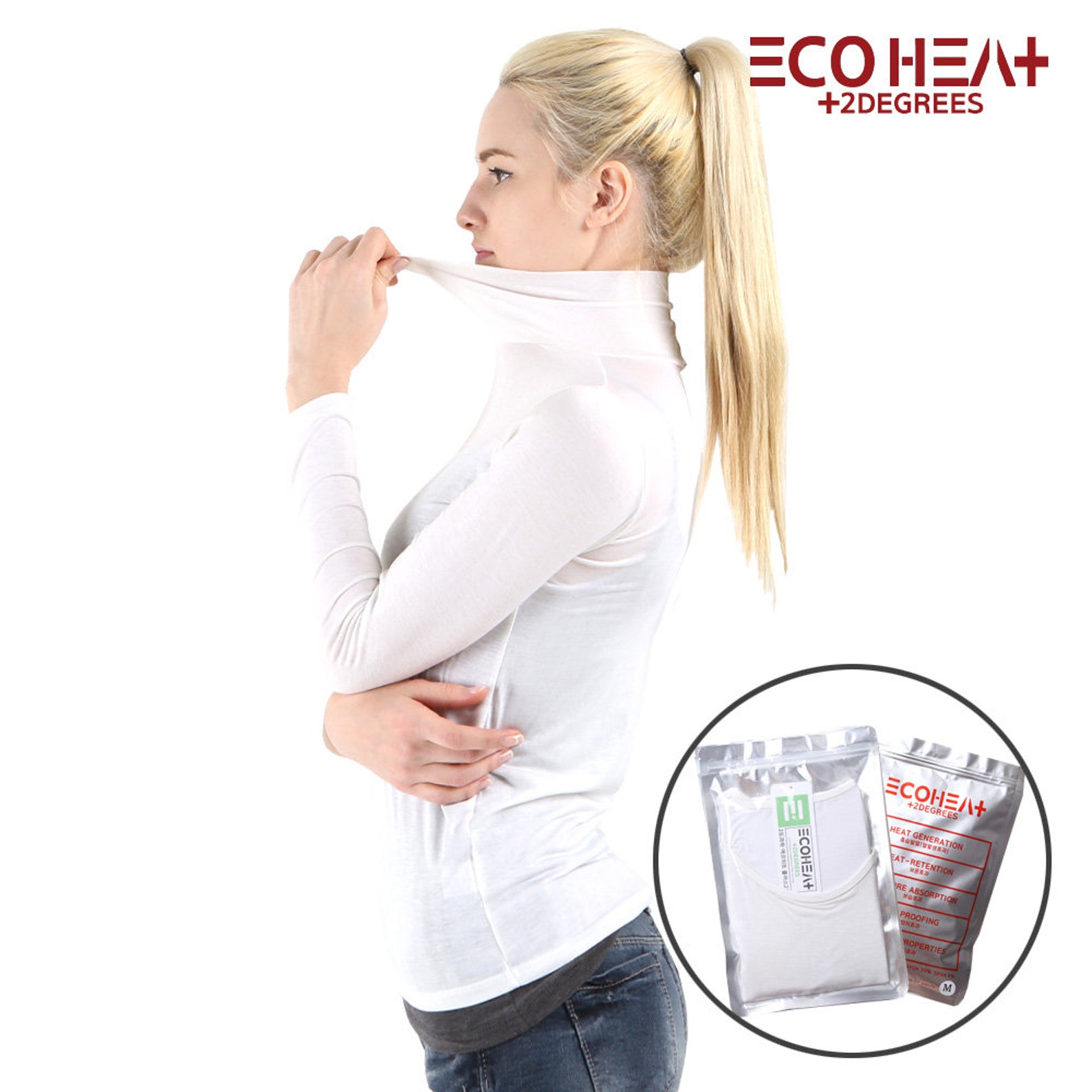 ECOHEAT Womens Ultralight Thermal Shirt High Heat | Etsy