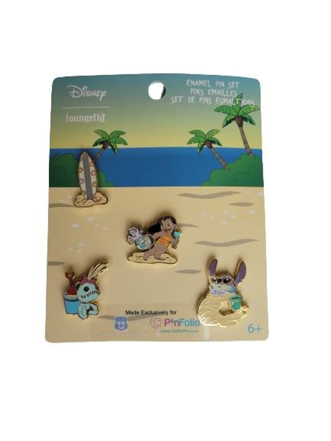 Gopinpro EXCLUSIVE Disney Lilo and Stitch Beach Day Pin Set LE 1000 - Etsy