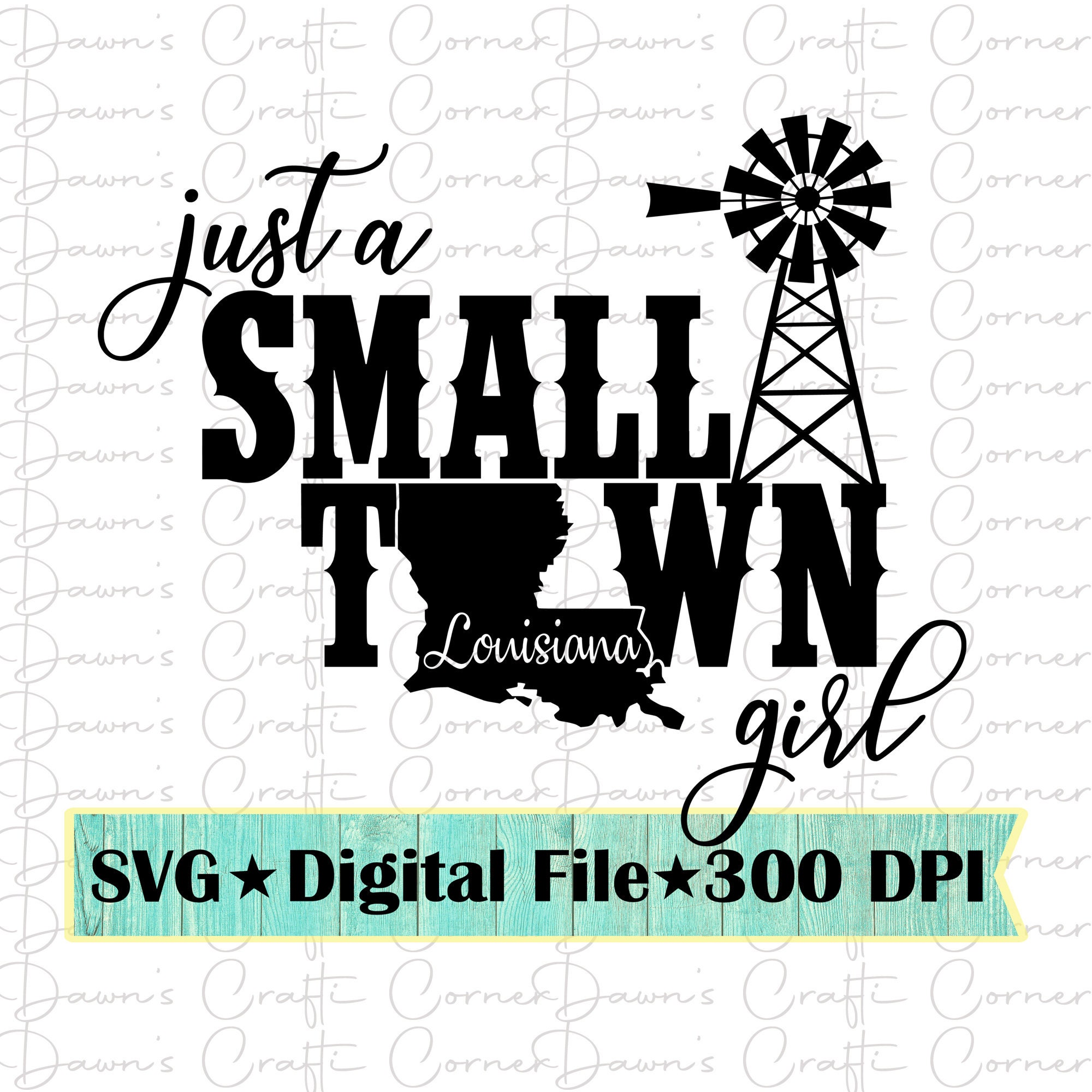 Small Town Girl Svg Louisiana Girl Small Town Girl Svg Just - Etsy
