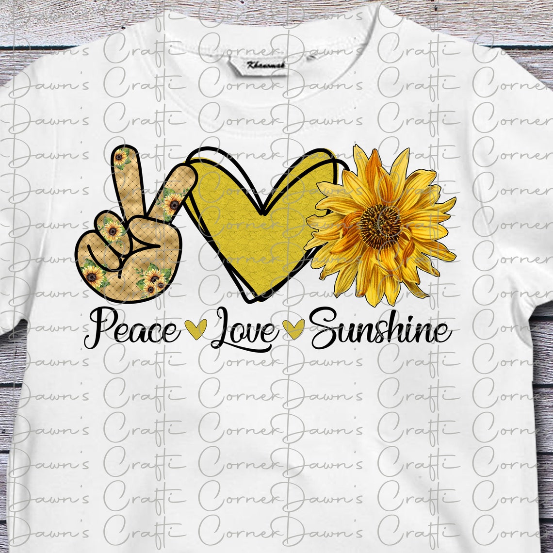 Peace Love Sunshine Png Summer Png Peace Love Sunshine - Etsy