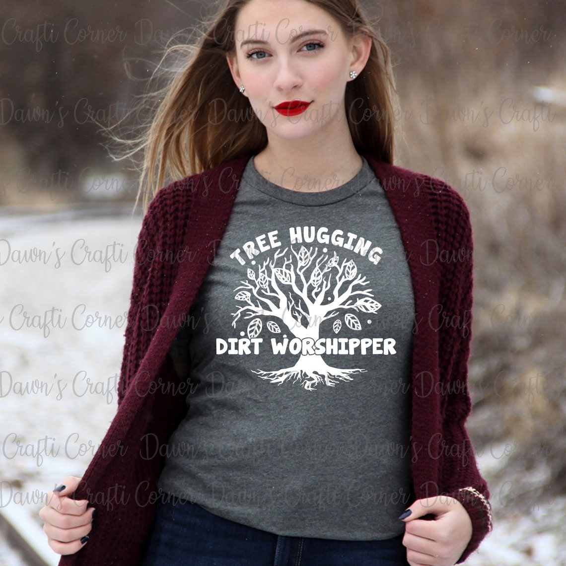 Tree Hugger Shirt Svg Tree Hugging Dirt Worshipper Funny | Etsy
