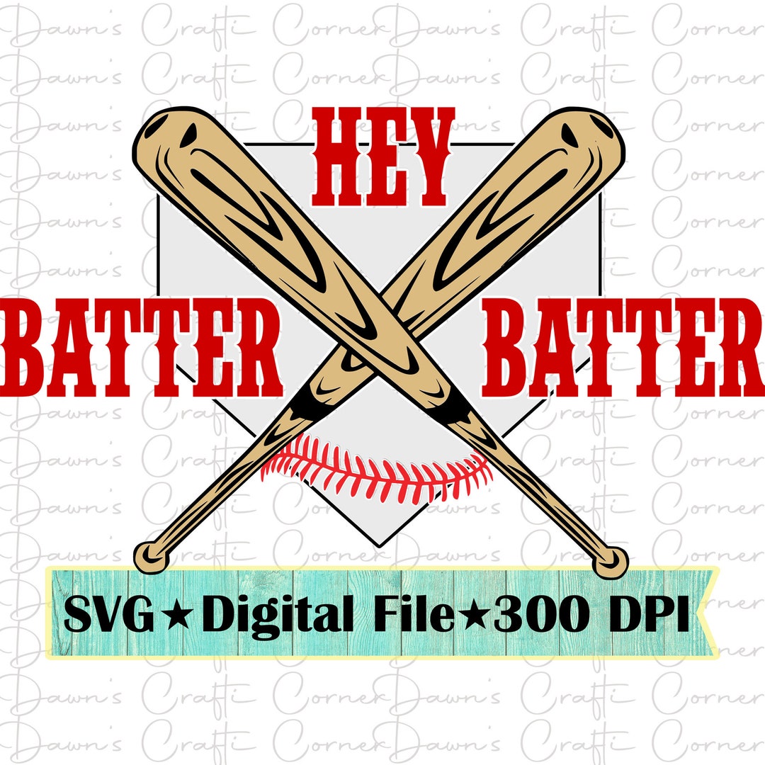Baseball Svg; Softball Svg; Hey Batter Batter Svg; Baseball Shirt Svg ...