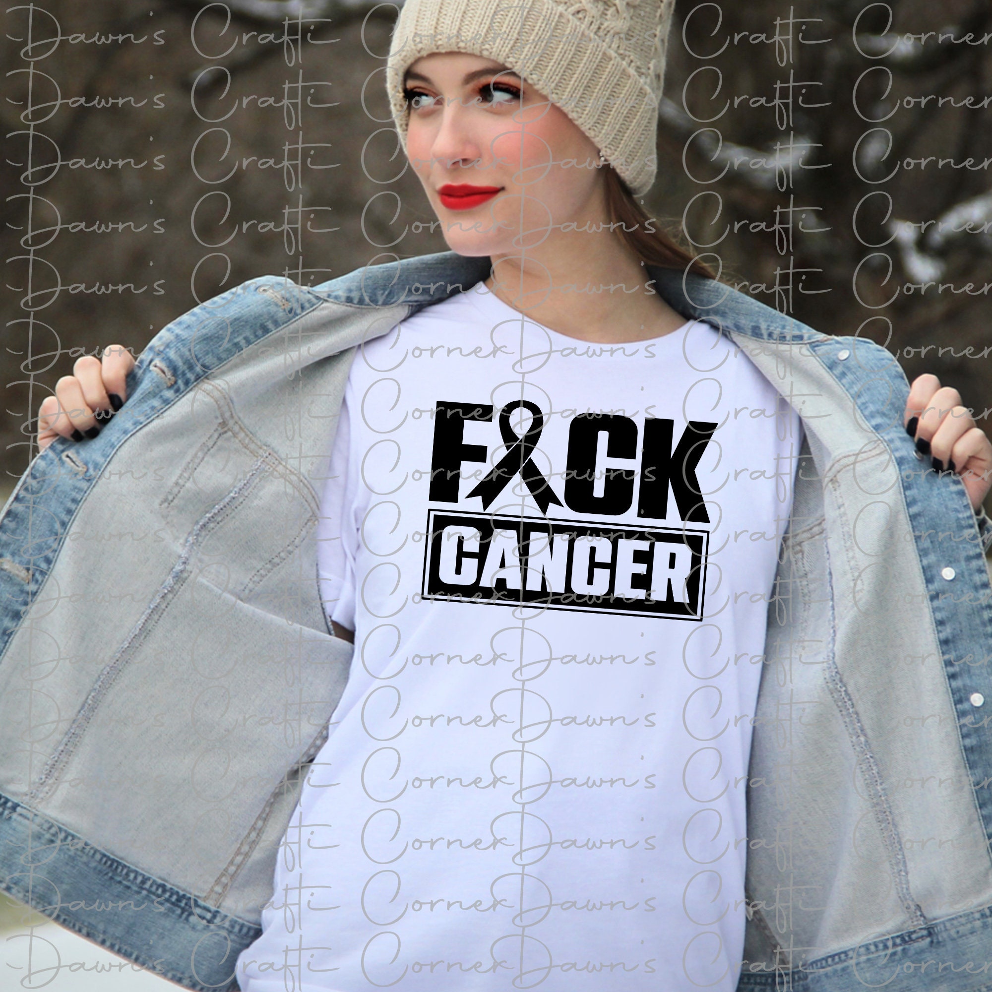 F-cancer Cancer Svg Fuck Cancer F Cancer Shirt Svg F - Etsy