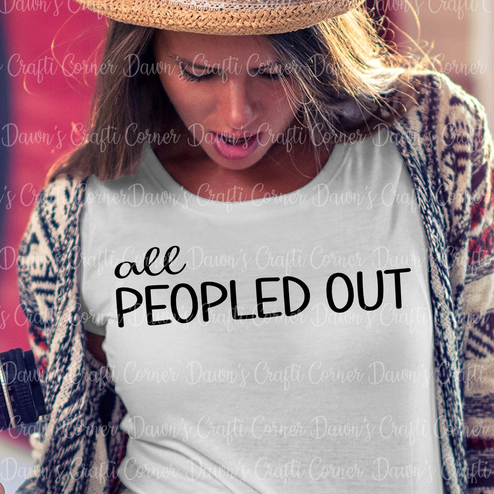Funny Shirt Funny Svg All Peopled Out All Peopled Out Svg - Etsy