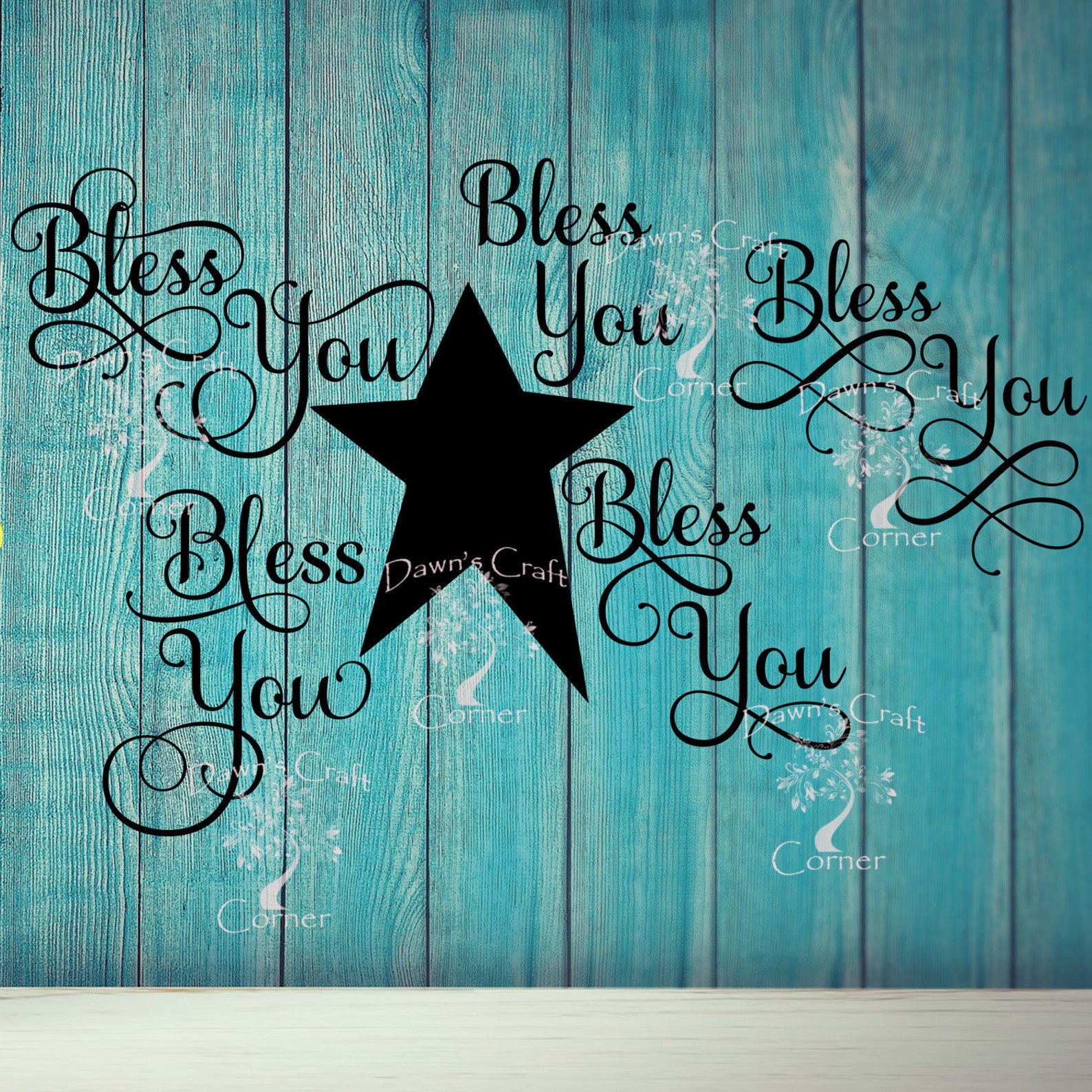 Bless You Bless You Decal Bless You Tissue Jar Bundle | Etsy