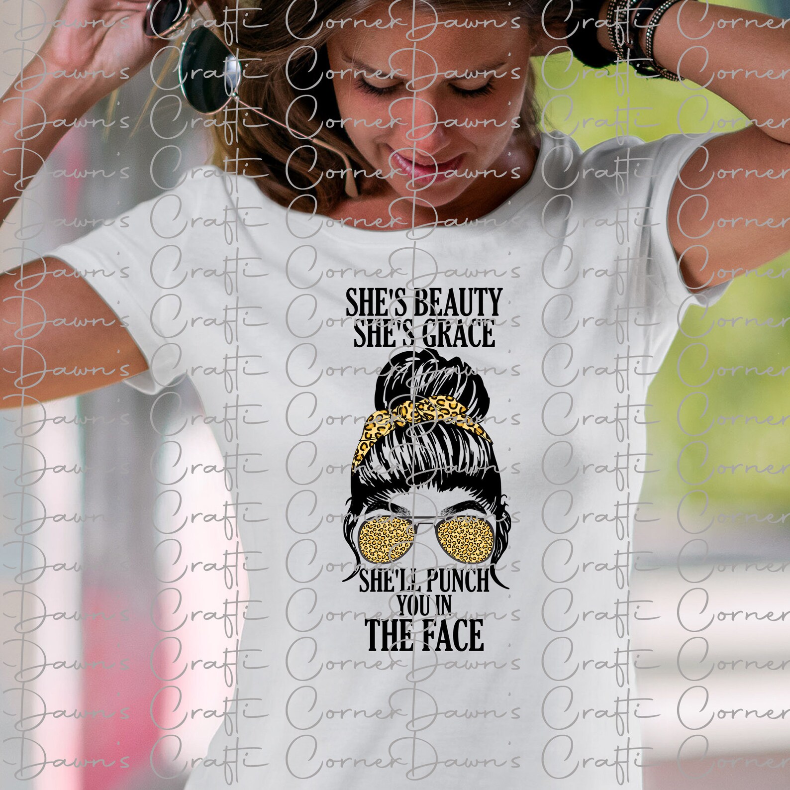 Funny Woman PNG | She's Beauty, She's Grace (digital Download) - Etsy