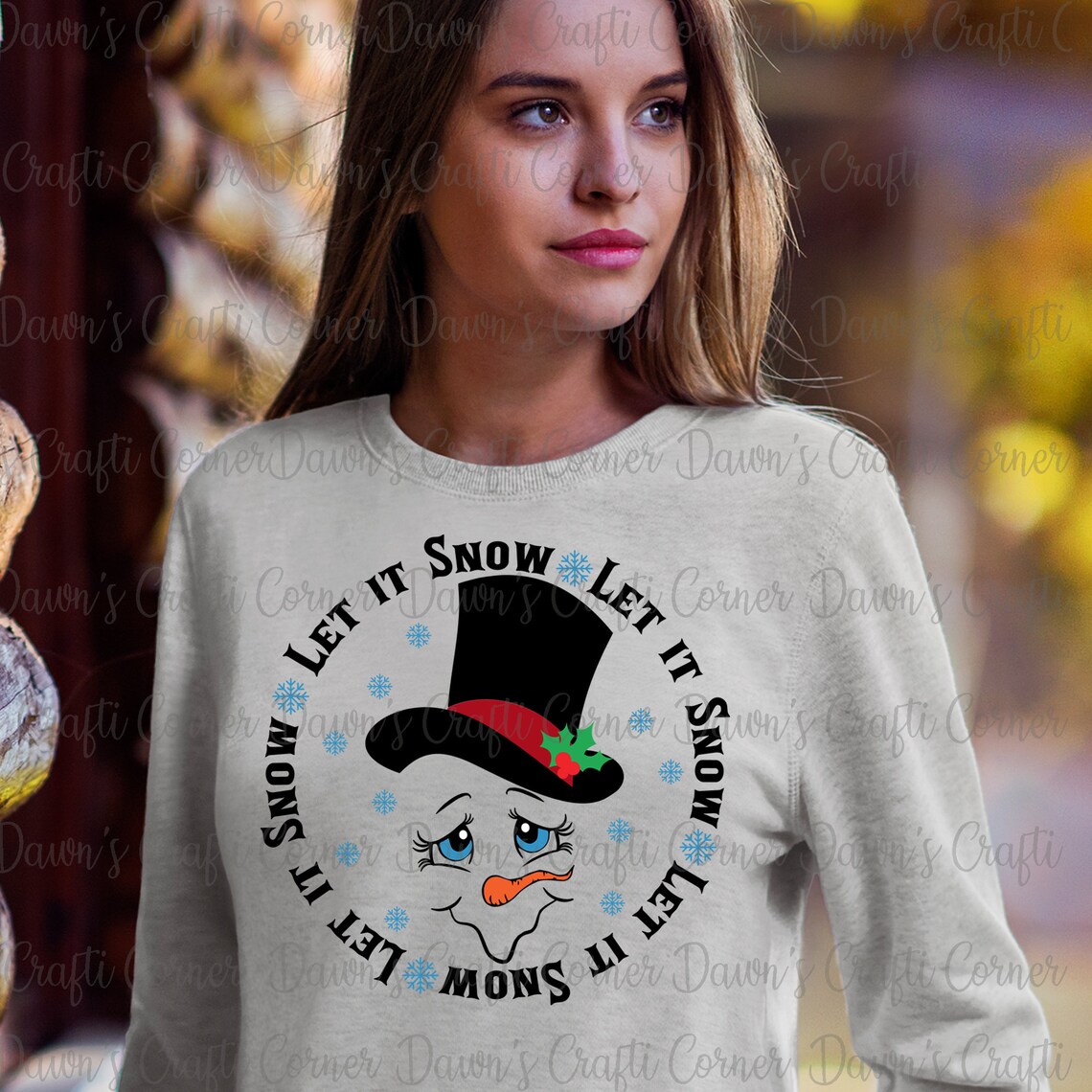 Snowman Svg; Let It Snow Svg; Christmas Svg; Let It Snow Snowman; Cute ...