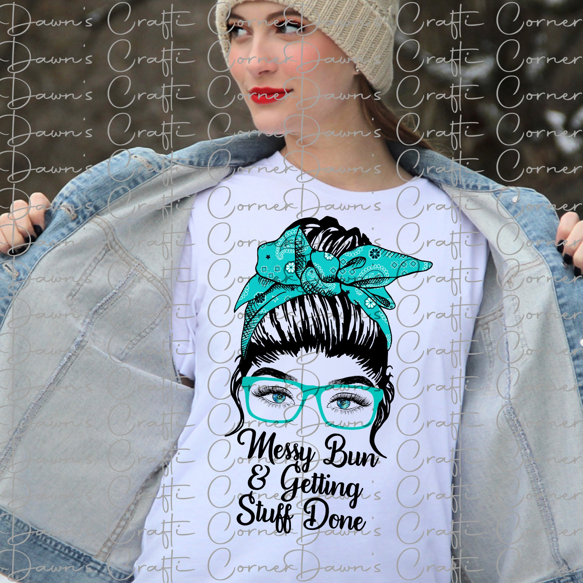 Messy Bun Messy Bun Png Messy Bun & Getting Stuff Done | Etsy