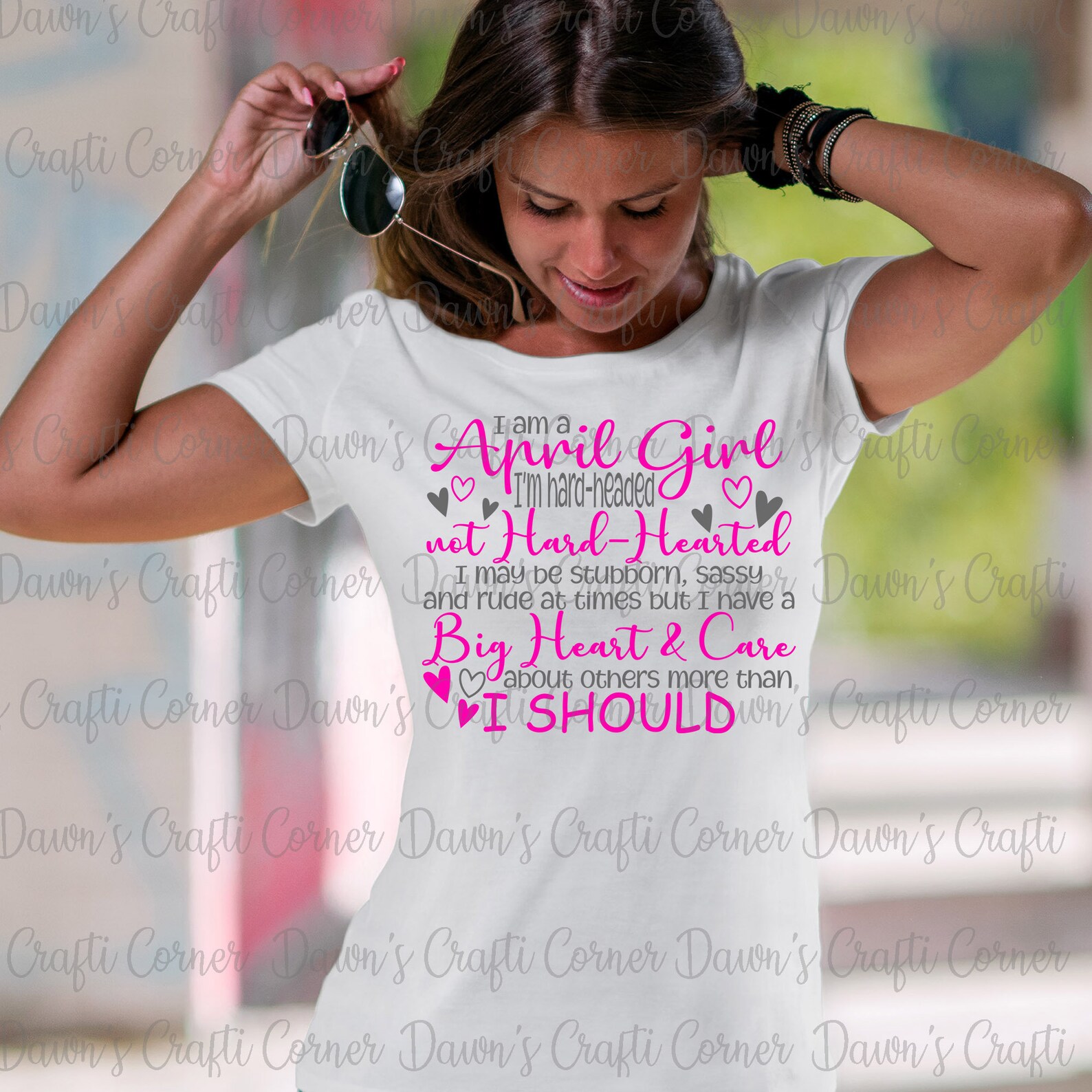 Birthday Shirt April Girl Svg Birthday Svg Hard Headed | Etsy