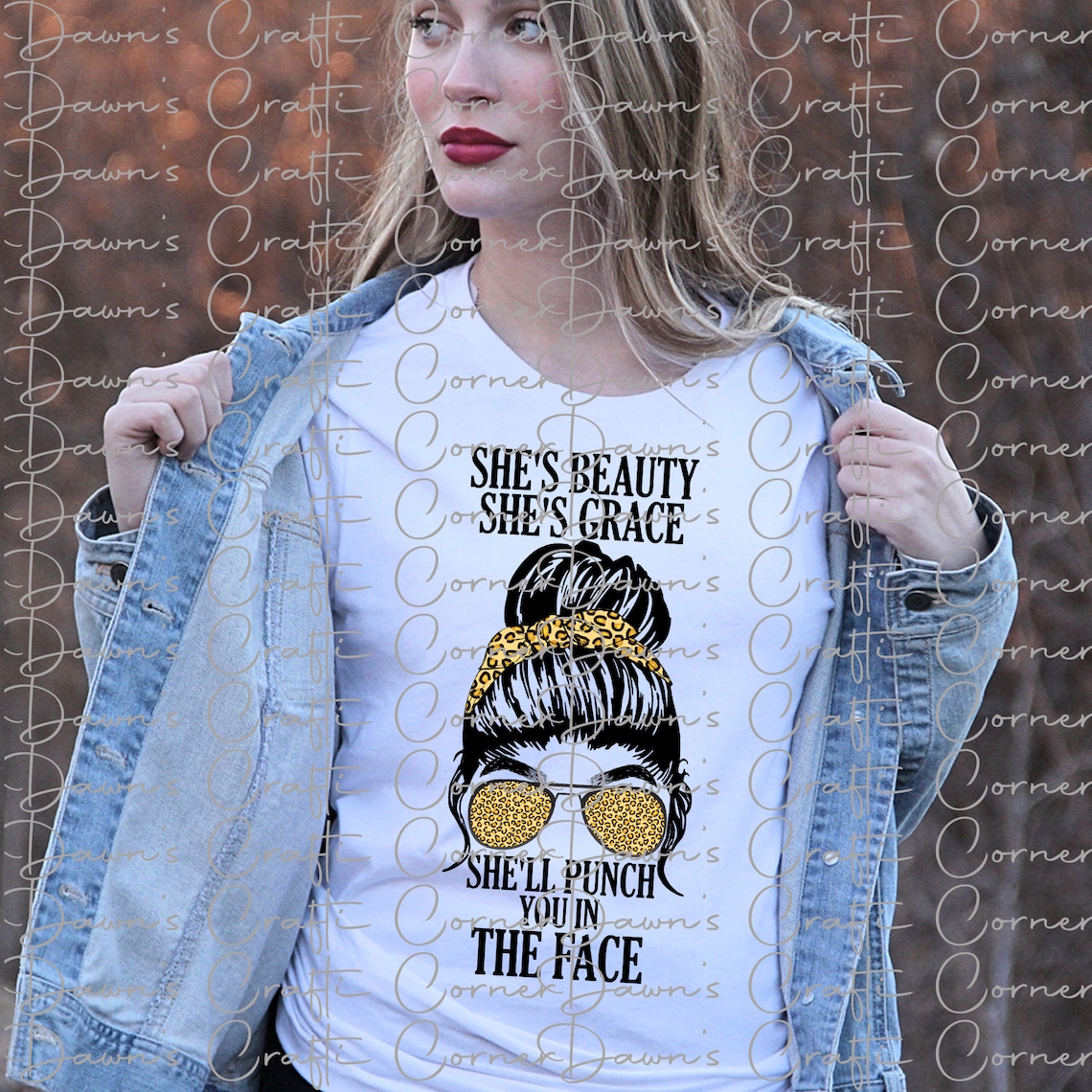 Funny Woman PNG | She's Beauty, She's Grace (digital Download) - Etsy