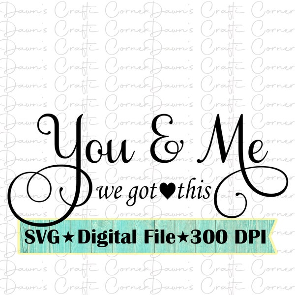You and Me Sign - Etsy