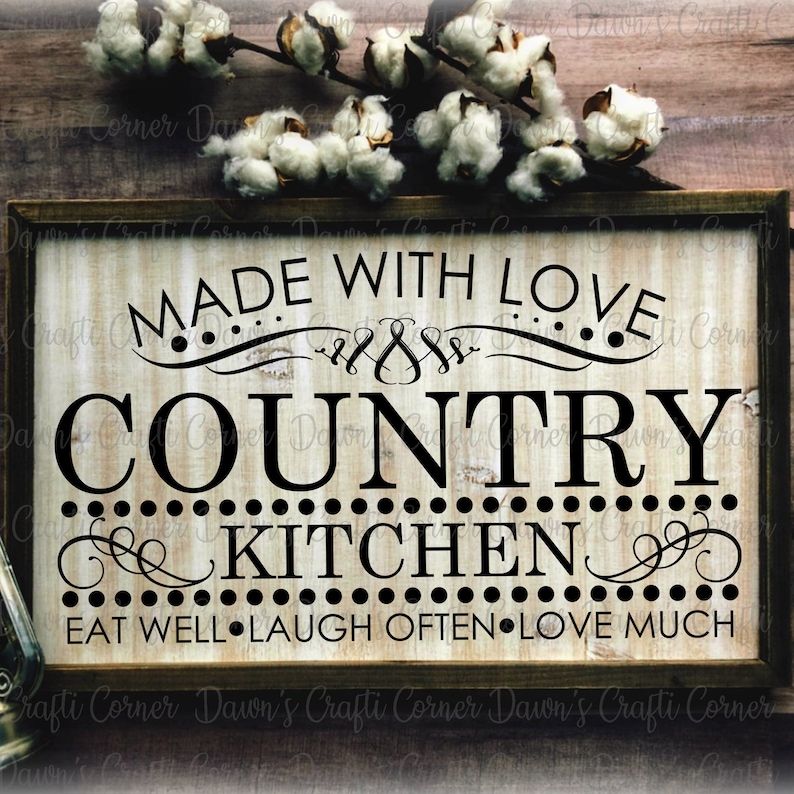 Kitchen Sign Rustic Kitchen Sign Svg Sign Svg Sign Png | Etsy