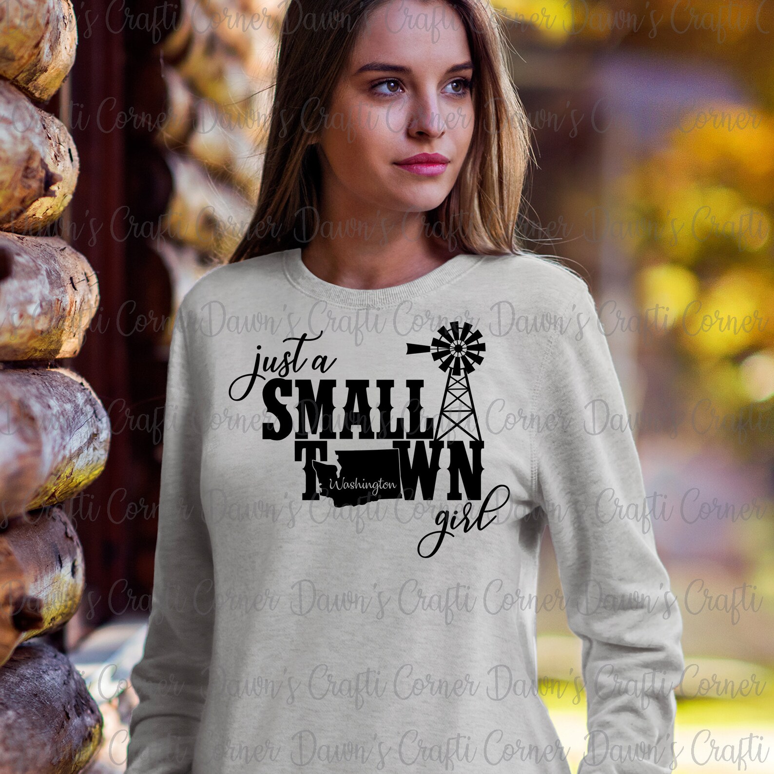 Small Town Washington Girl SVG PNG - Digital Download - Etsy
