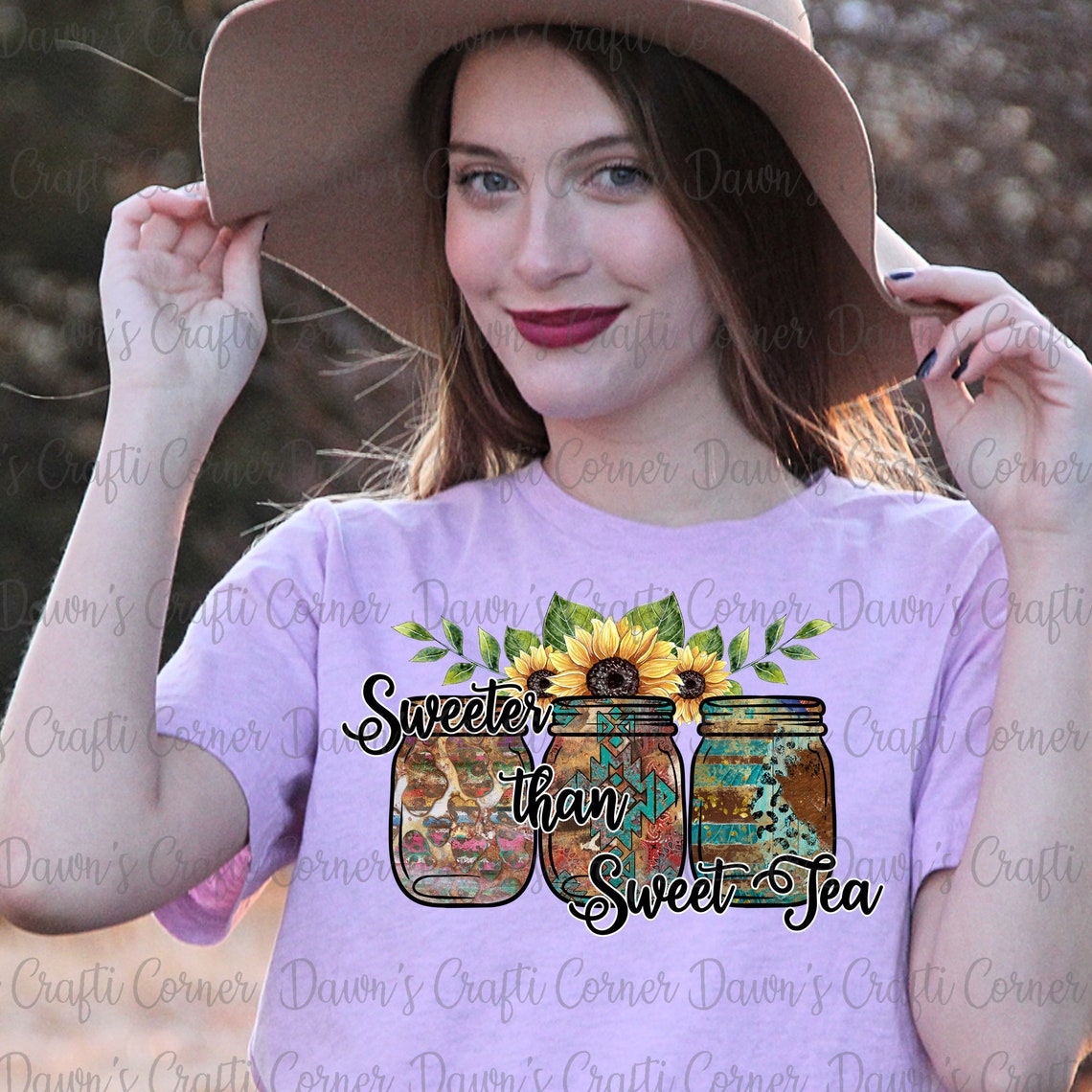 Sweeter Than Sweet Tea Mason Jar Png Sweet Tea Sublimation - Etsy
