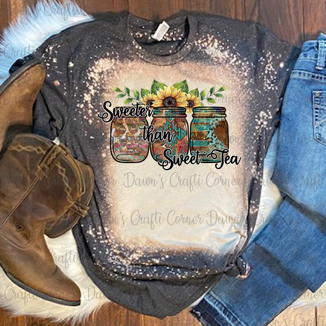 Sweeter Than Sweet Tea Mason Jar Png Sweet Tea Sublimation - Etsy