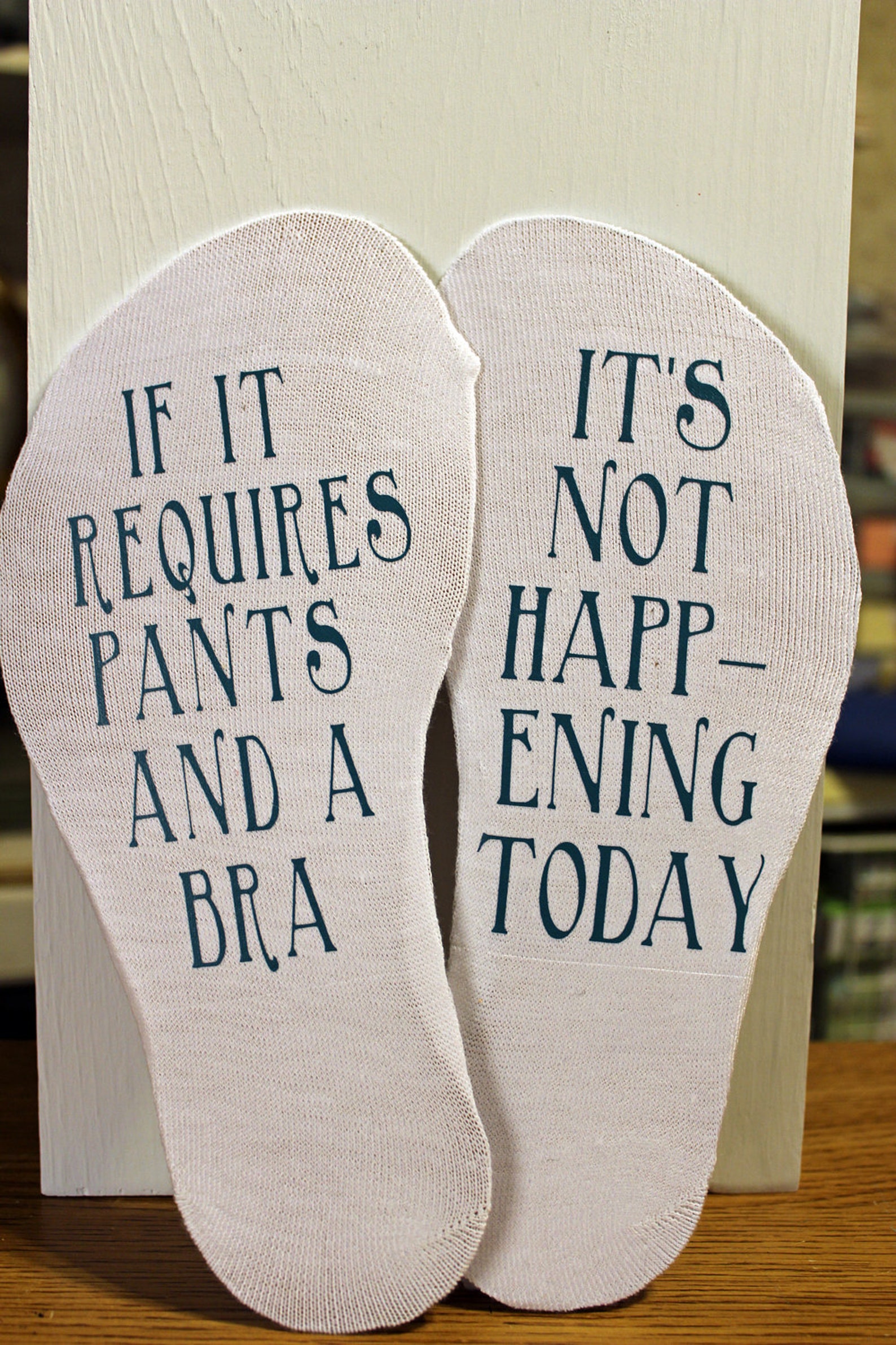 Fun Socks If You Can Read This Socks Fun Quotes on Socks | Etsy