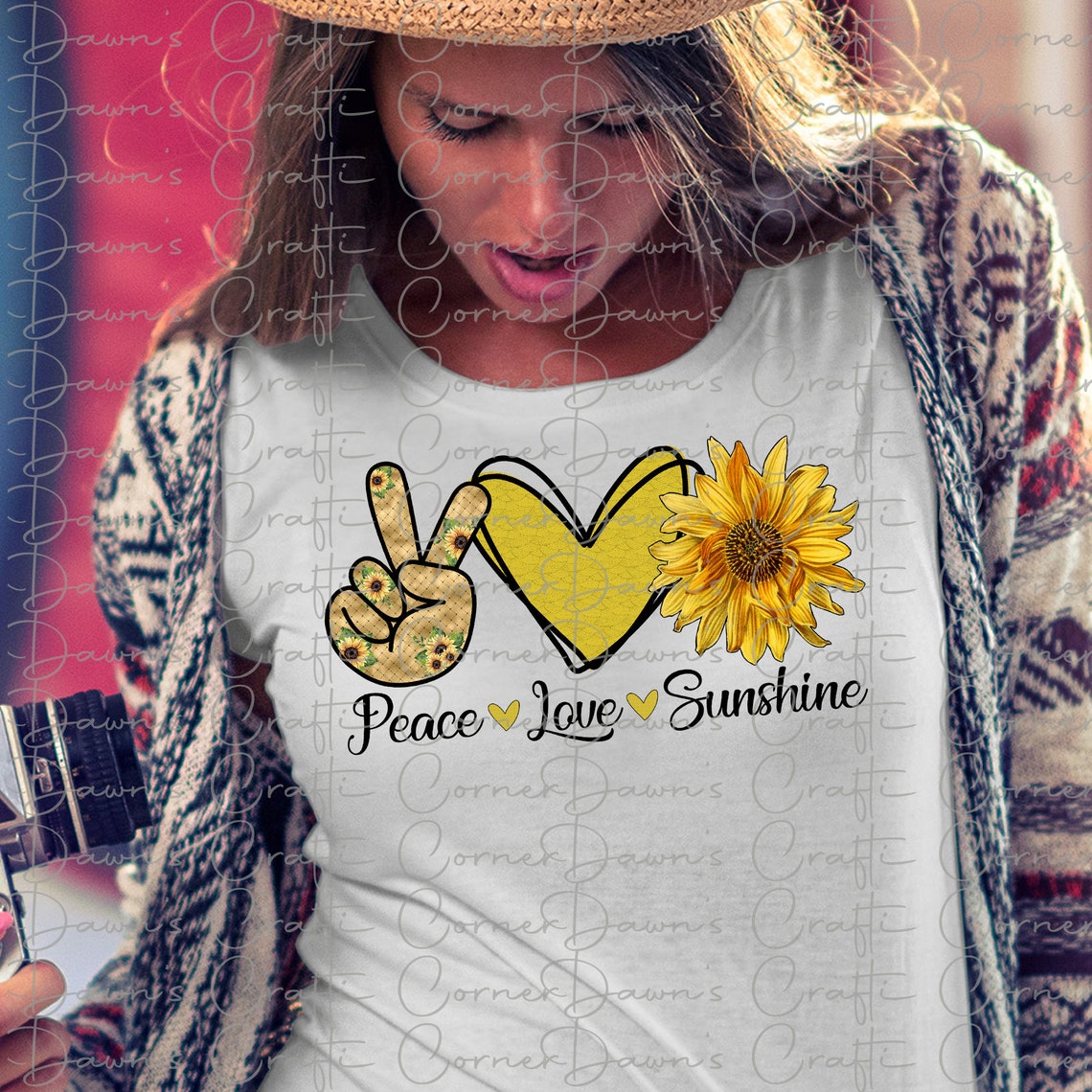 Peace Love Sunshine Png Summer Png Peace Love Sunshine - Etsy