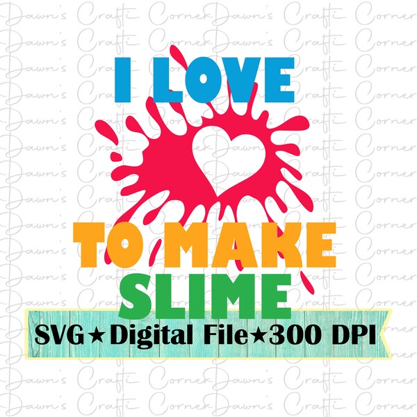 I Love Slime Shirts - Etsy