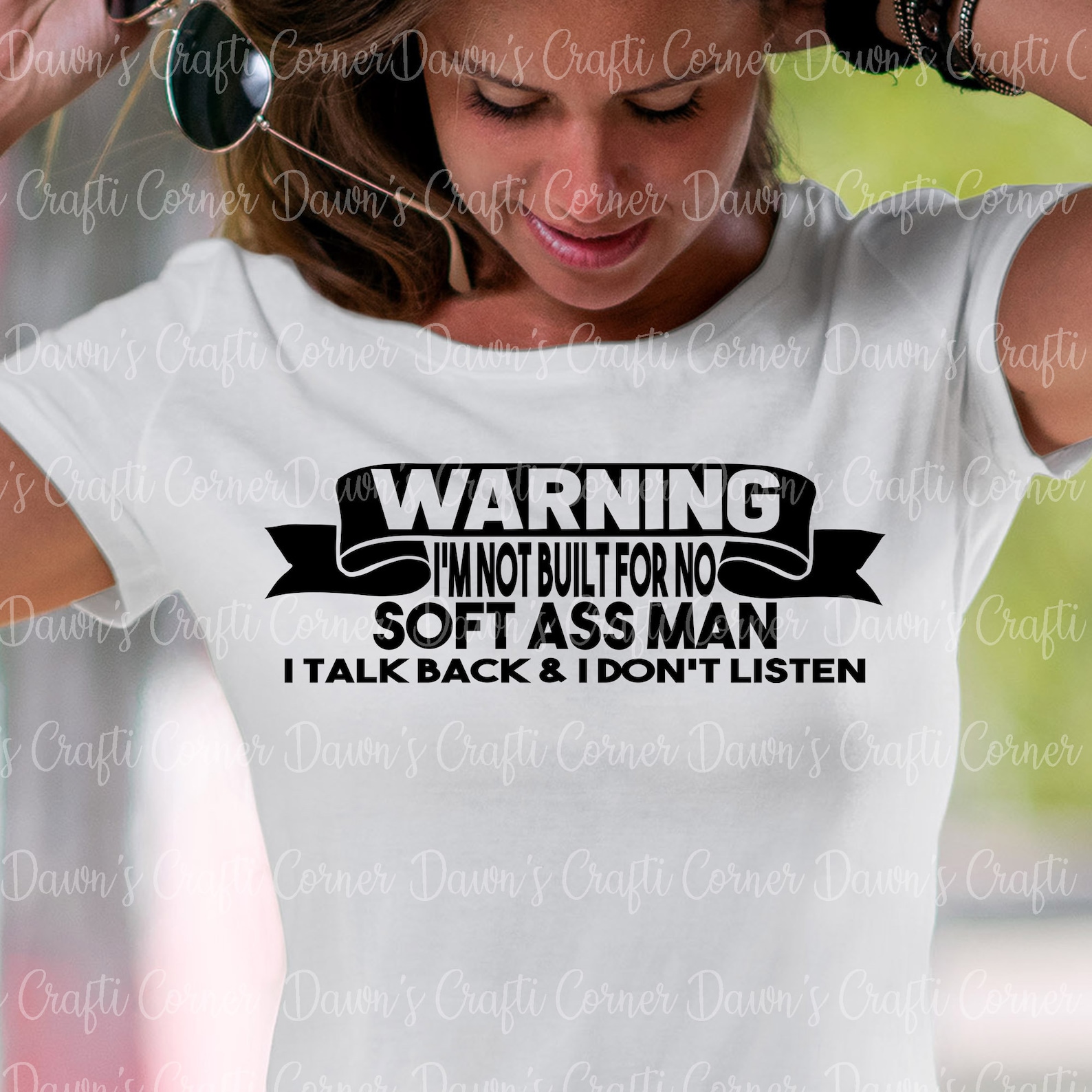 Funny Svg I Talk Back and I Don't Listen Funny Warning - Etsy