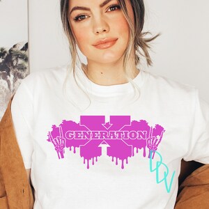 Generation X Svg; Gen X Shirt; Generation X; Rock on Gen X; Rock on Gen ...