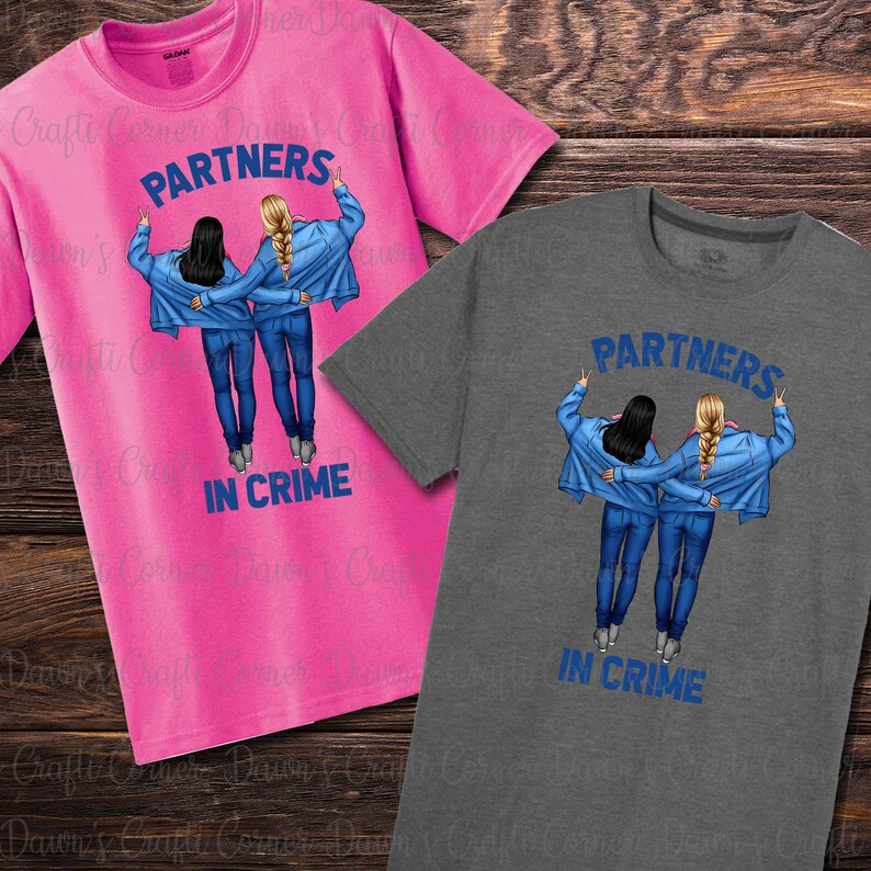 Partners in Crime Png Best Friends Png Partners in Crime | Etsy