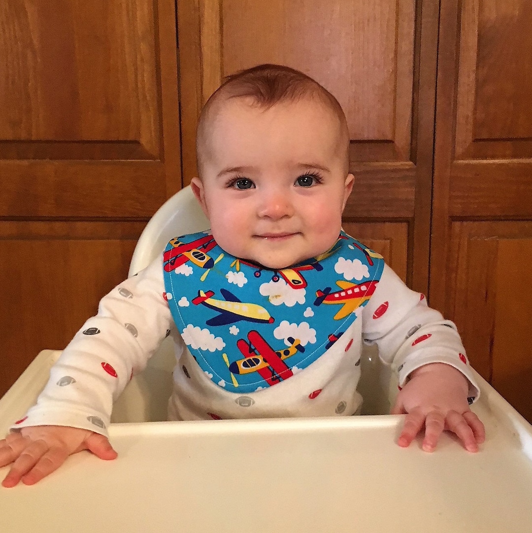 Airplane Bib Baby Boy Bib Airplane Plane Bib Waterproof Bib Baby Shower ...