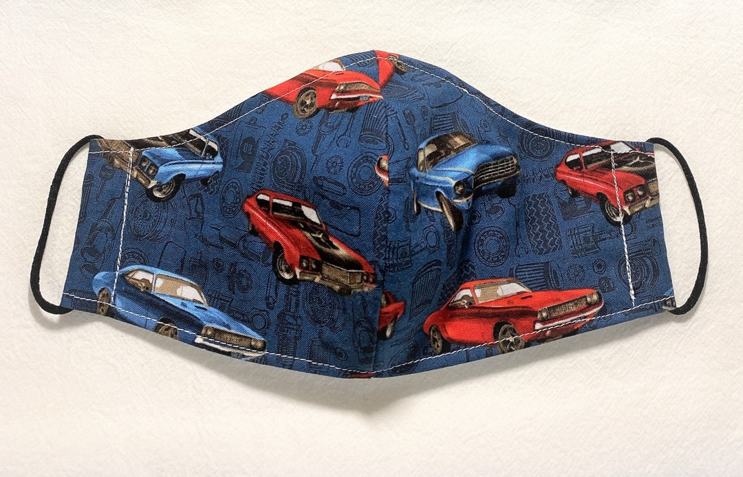 Muscle Car Face Mask Kids Face Mask Kids Washable Face Mask Kids ...