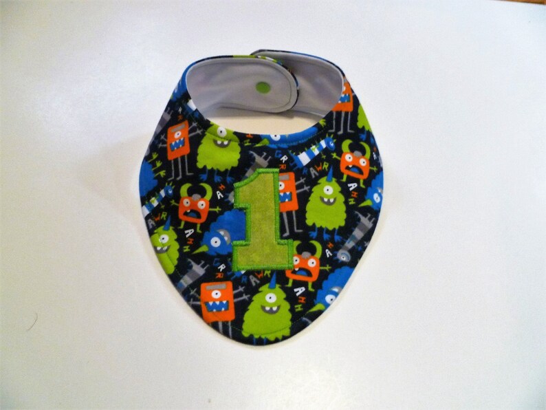 Smash Cake Bib 1st Birthday Bib First Birthday Bib Monster Bib - Etsy