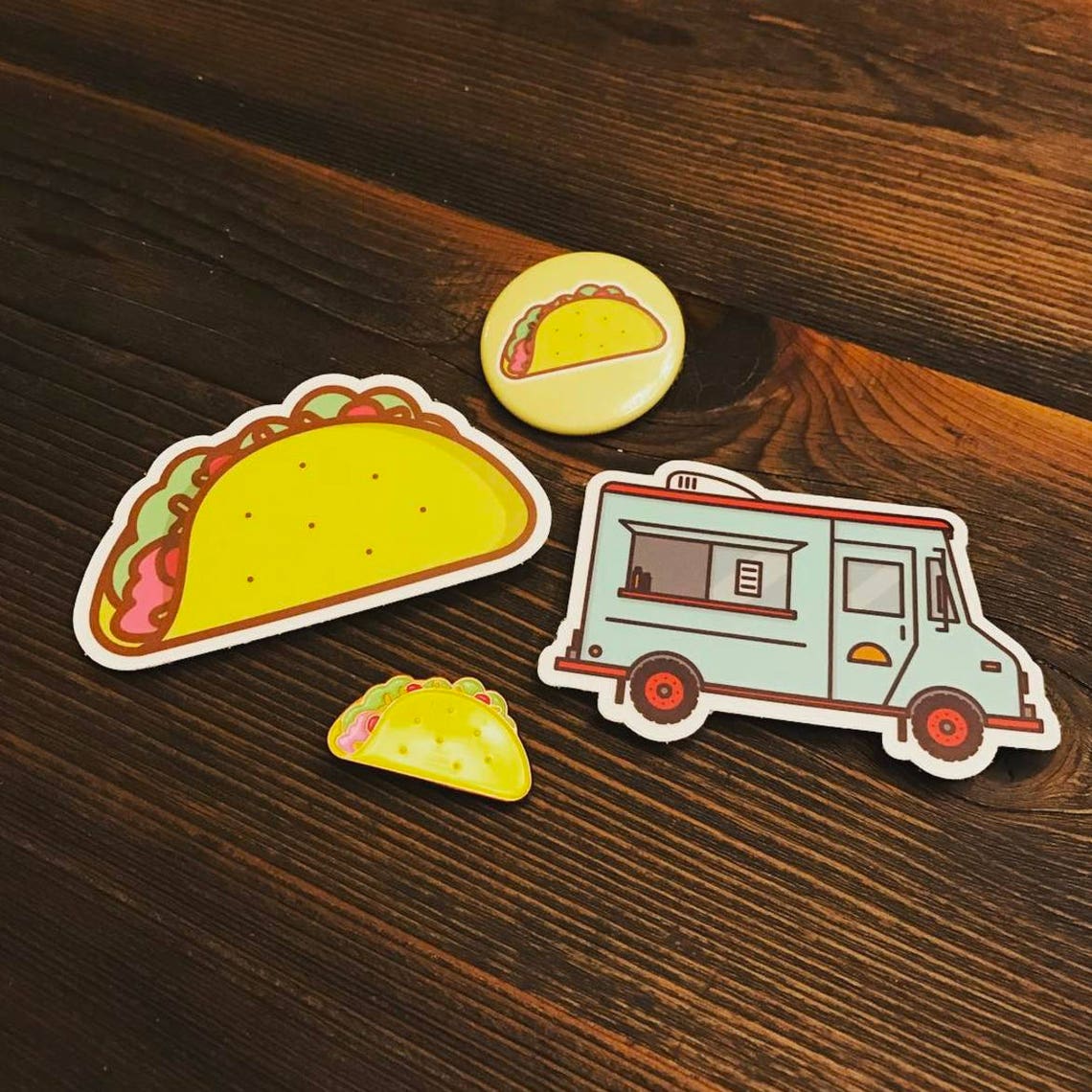 Soft Enamel Taco Pin - Etsy