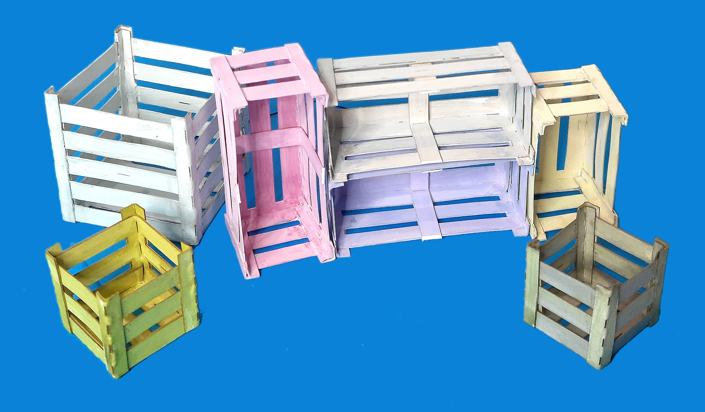 SVG File Crates for Shop Displays 12th Scale. 7 Shapes and - Etsy