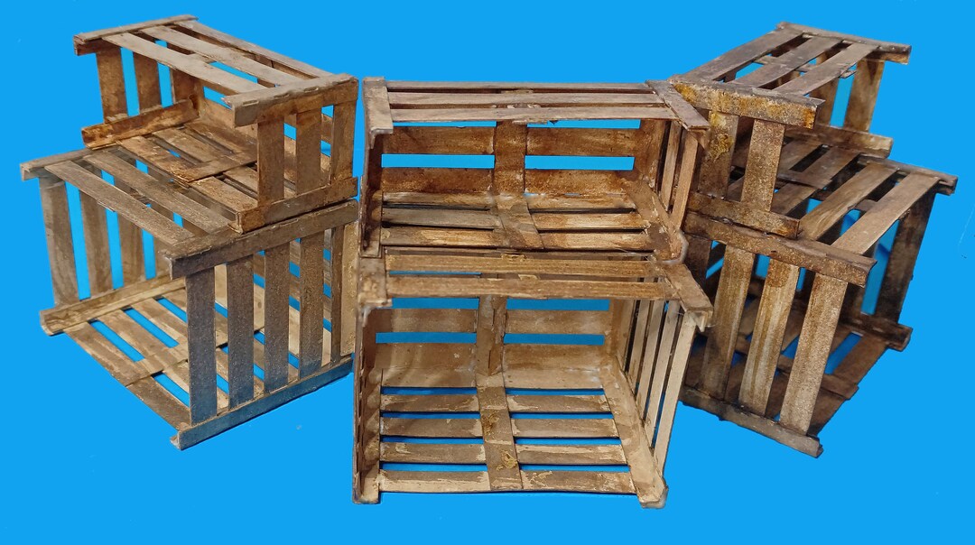 SVG File Crates for Shop Displays, 12th Scale. 7 Shapes and Sizes ...