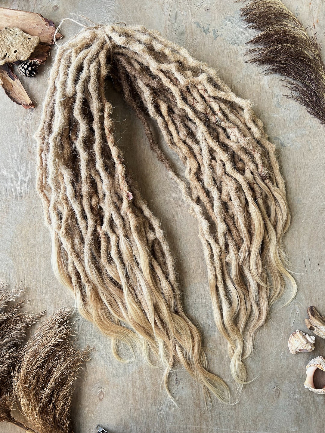 Texture Human Hair Dreads, Natural Dreadlocks Made for Human Hair - Etsy