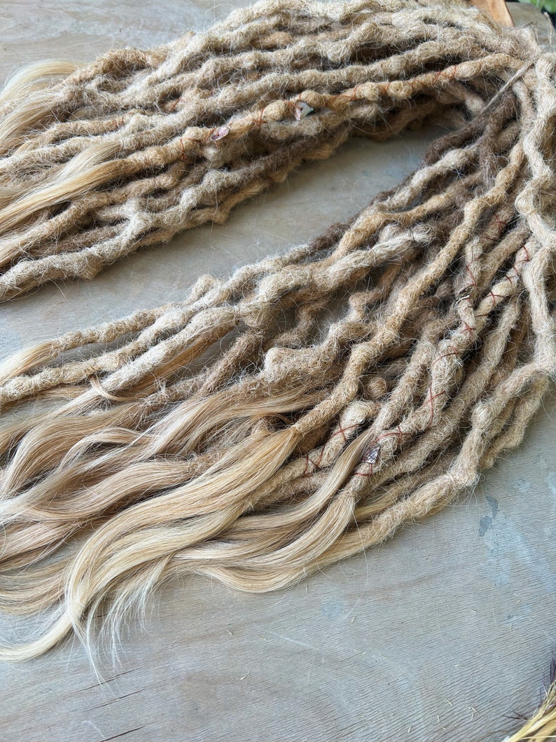 Texture Human Hair Dreads, Natural Dreadlocks Made for Human Hair - Etsy