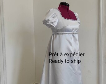 Regency Satin Dress - Etsy