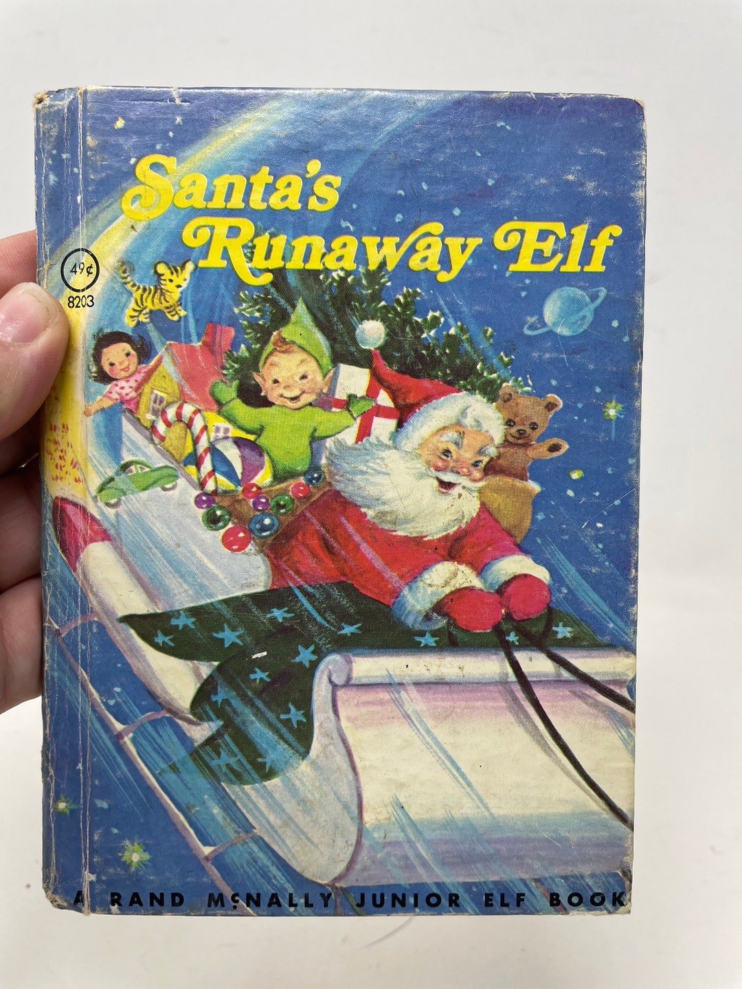 1977 Santa's Runaway Elf Book Christmas Decor - Etsy